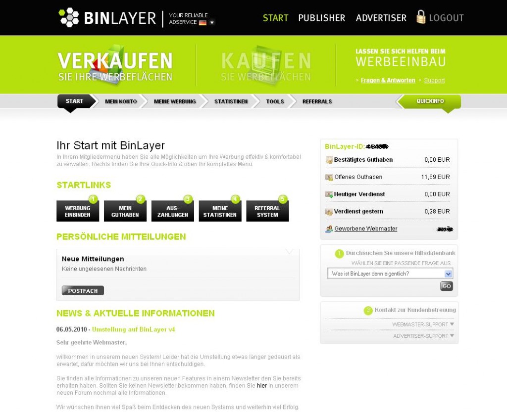 Bin-Layer.de erscheint in Version 4